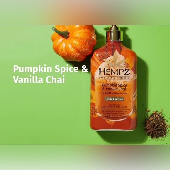 Hempz | Skincare | New Hempz Pumpkin Spice Vanilla Chai Herbal Body ...